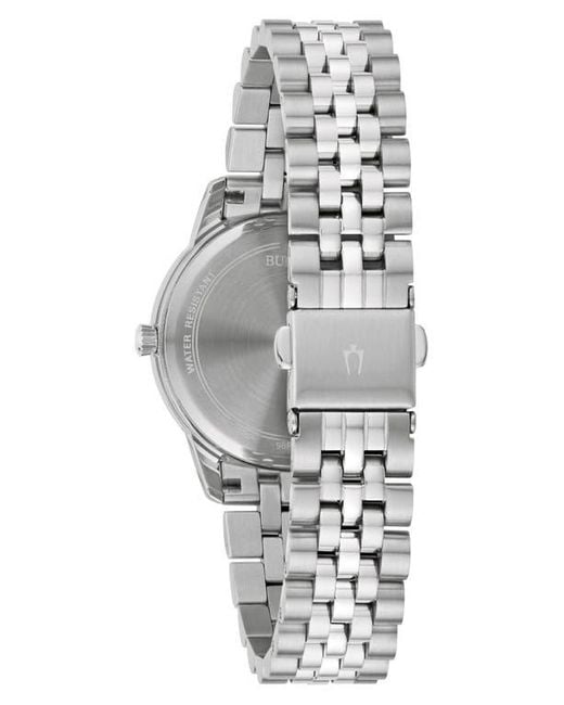 Bulova Classic Diamond Bracelet Watch, 32Mm in Metallic | Lyst