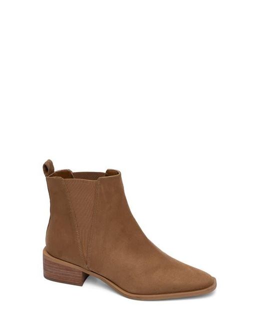 Linea Paolo Vera Snake Embossed Chelsea Boot in Brown | Lyst