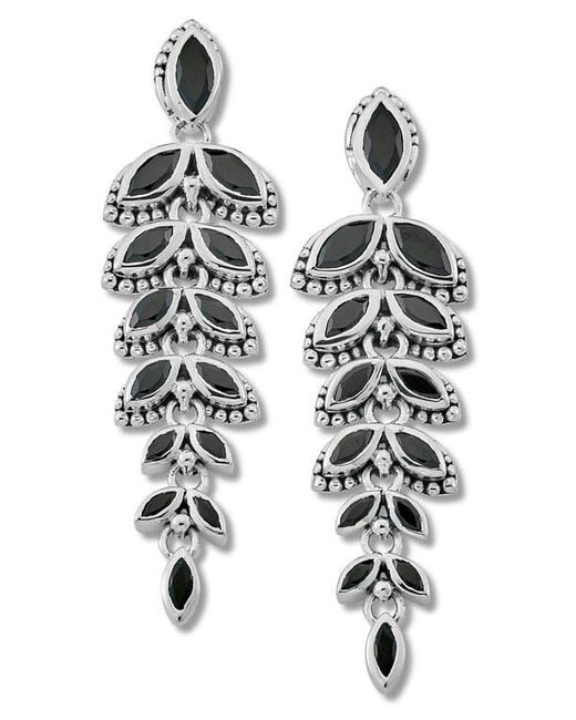 Samuel B. Sterling Spinel Drop Earrings in White | Lyst