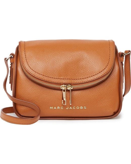 Marc Jacobs The Groove Leather Mini Messenger Bag in Brown | Lyst