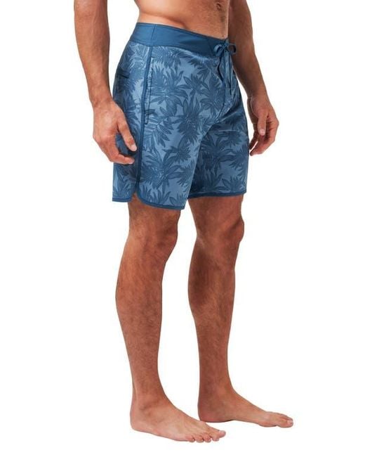 Travis Mathew No Wake Zone Board Shorts in Blue for Men | Lyst