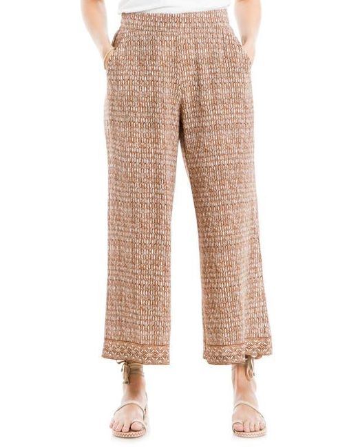 Max Studio Crepe Pull-On Pants in Natural | Lyst