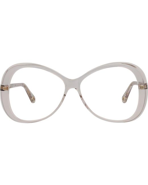 Chloé 56Mm Core Oversize Optical Frames in Brown | Lyst