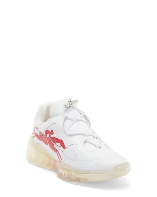 Longchamp Logo Sneaker in White | Lyst