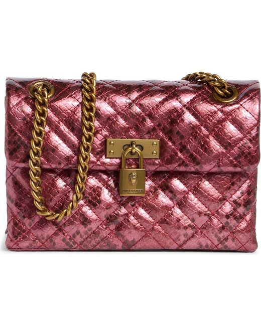 Kurt Geiger Mini Brixton Lock Bag in Pink | Lyst
