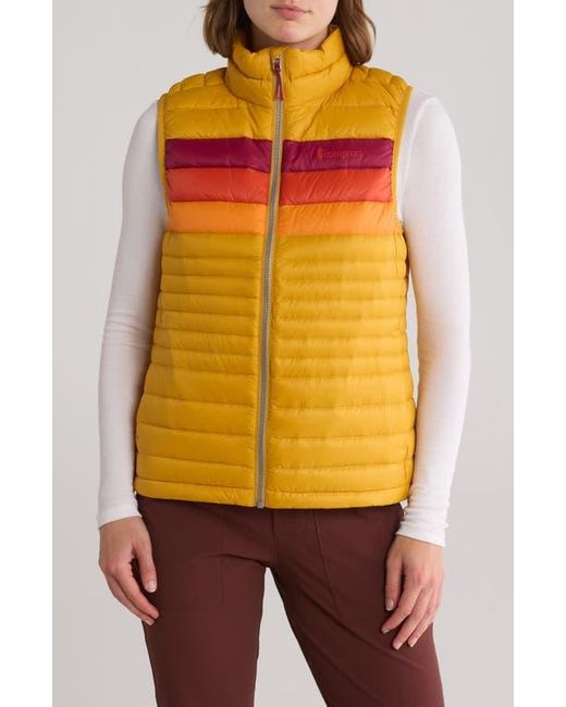 COTOPAXI Fuego Quilted Down Fill Vest in Yellow | Lyst