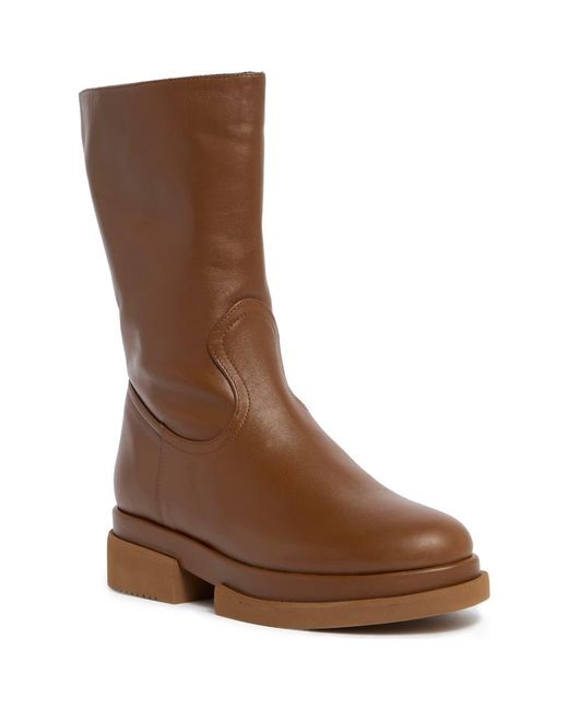 Paloma Barceló Judith Platform Boot in Brown | Lyst