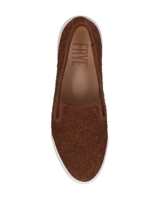 Frye Mia Flat in Brown | Lyst