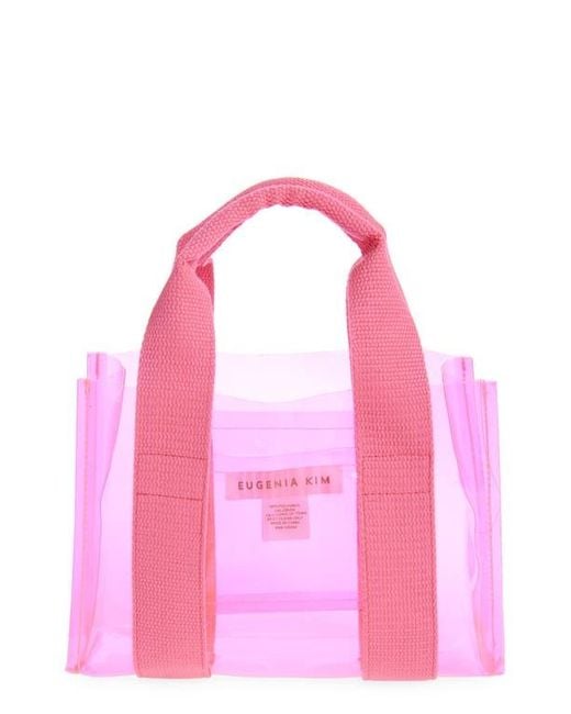 Eugenia Kim Toto Transparent Mini Tote Bag in Pink | Lyst