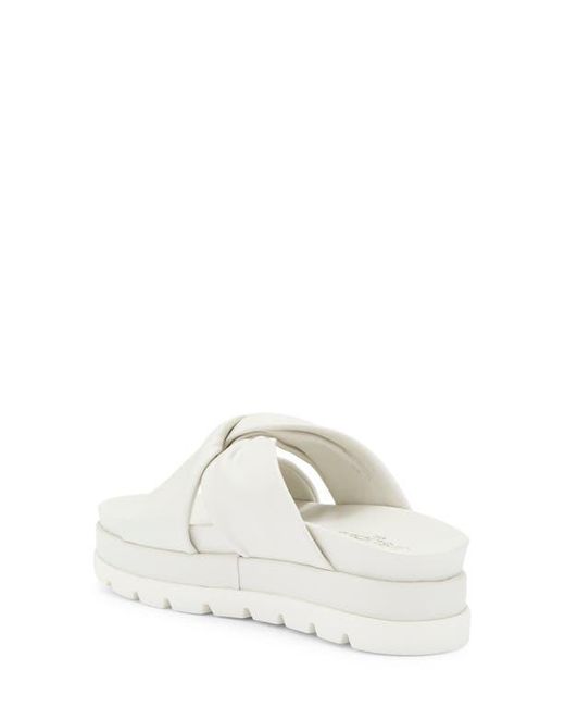 J/Slides Bright Platform Slide Sandal in Metallic | Lyst