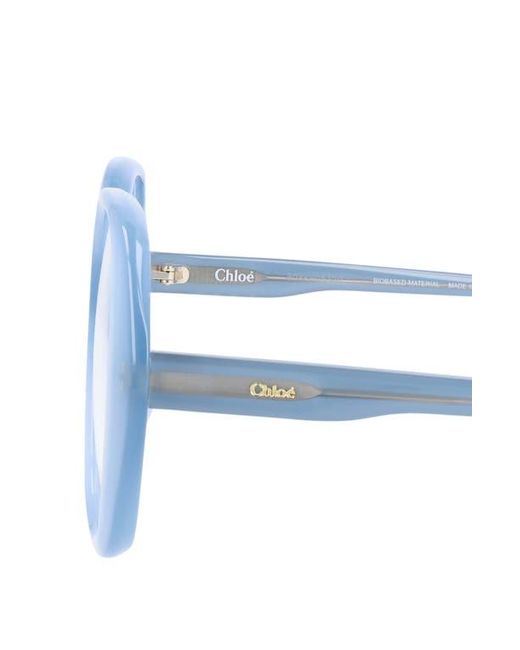 Chloé 53Mm Core Oversize Optical Frames in Blue | Lyst