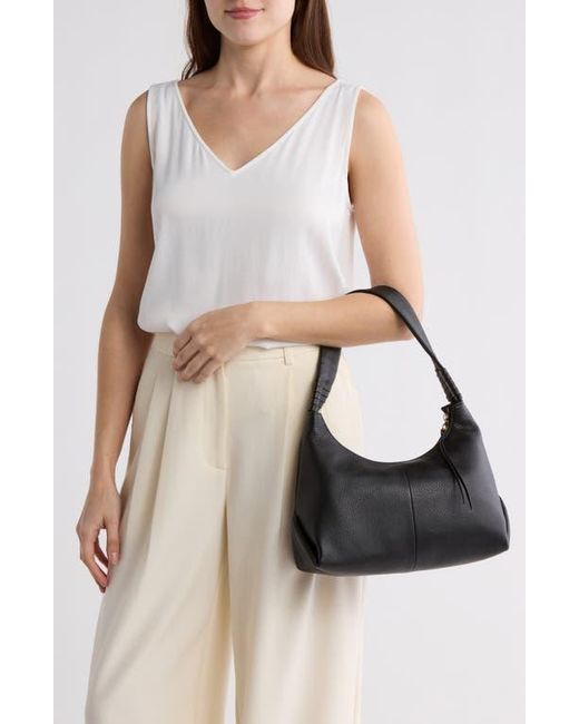 Hobo International Astrid Leather Shoulder Bag in Gray | Lyst