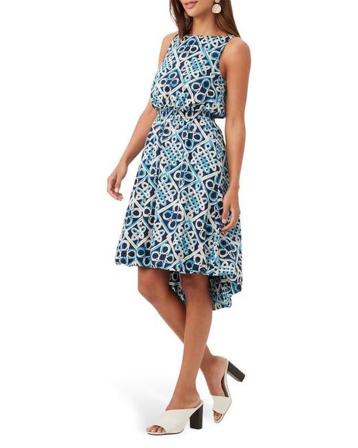 Trina Turk Sought After Bubble Hem Dress in Blue | Lyst