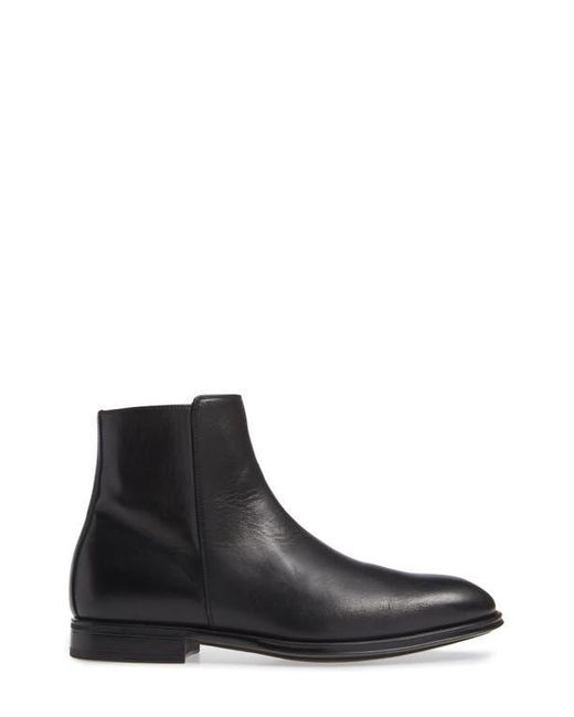 Aquatalia Daniel Water Resistant Zip Boot in Black for Men | Lyst