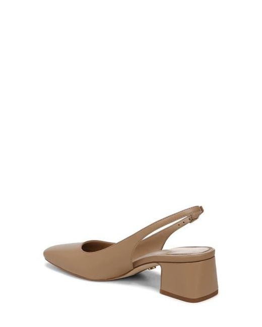 Sam Edelman Terra Slingback Pump in Natural | Lyst