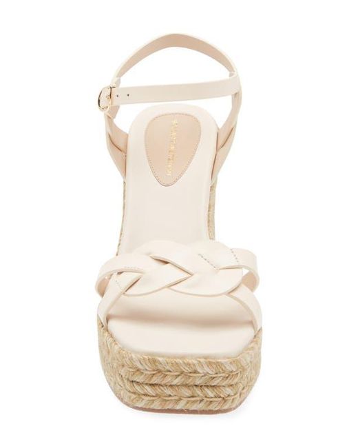 Stuart Weitzman Braida Max Espadrille Wedge Sandal in Natural | Lyst