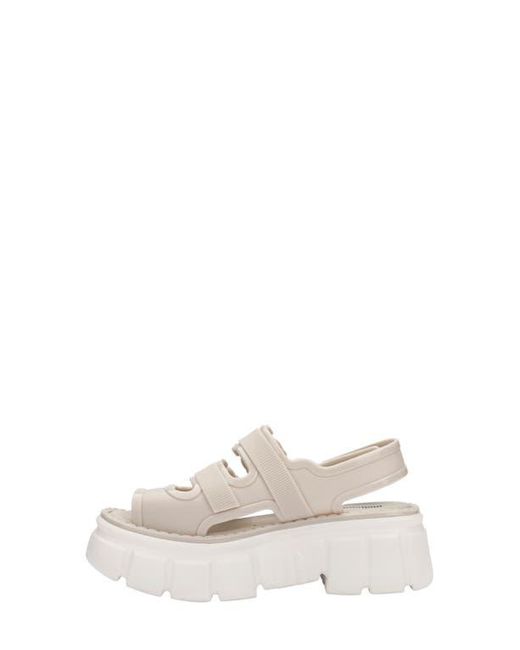 Melissa Rebel Platform Sandal in Natural | Lyst