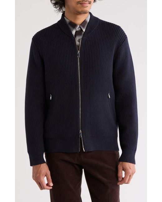 Theory Ryka Cashton Zip-Up Knit Jacket in Blue for Men | Lyst