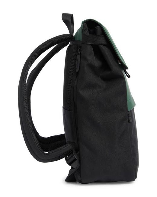 Duchamp Rubberized Two-Tone Rolltop Backpack in Green for Men | Lyst