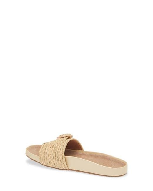 Kate Spade Michelle Slide Sandal in Natural | Lyst