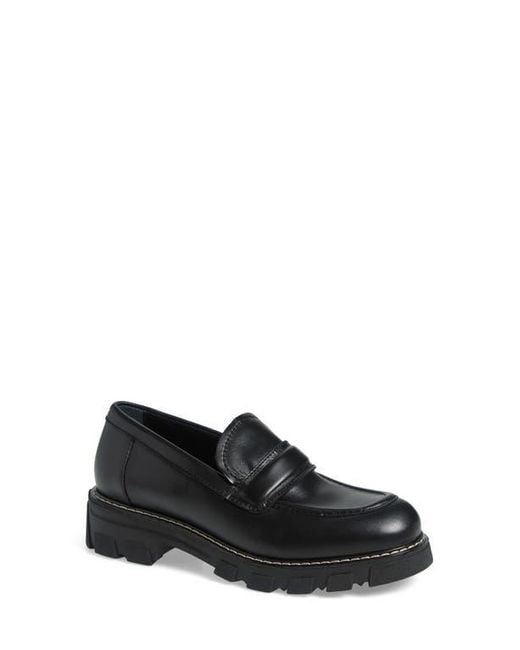 La Canadienne Douglas Lug Loafer in Black | Lyst