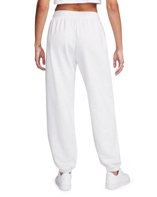 Nike Sportswear Club Fleece Sweatpants in White | Lyst