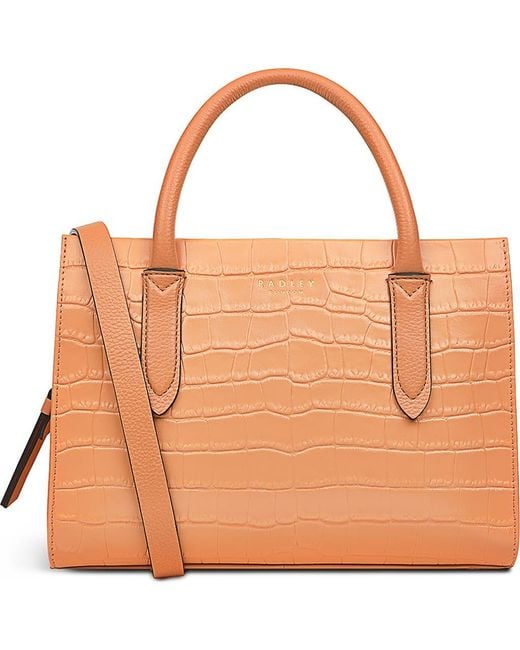 Radley Arlington Court Grab Tote Bag in Brown | Lyst