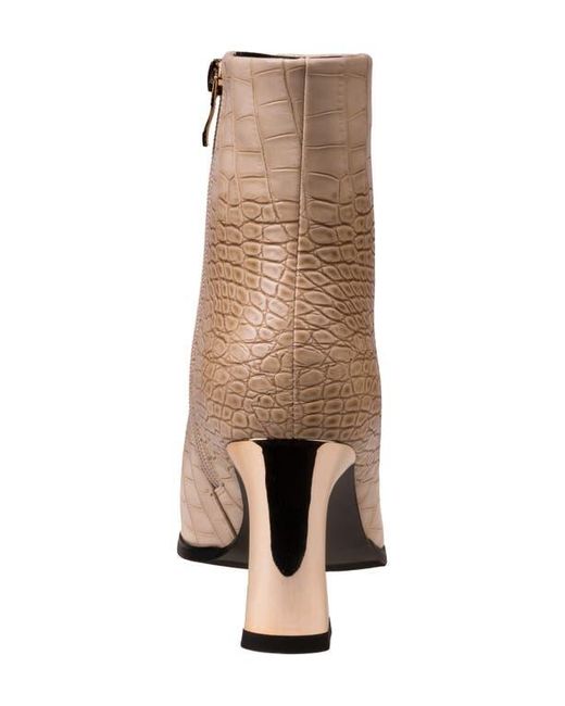 Ninety Union Lima Croc Embossed Boot in Natural | Lyst