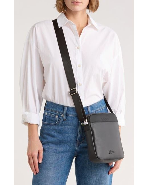 Lacoste City Court Concept Vertical Camera Bag in Black | Lyst