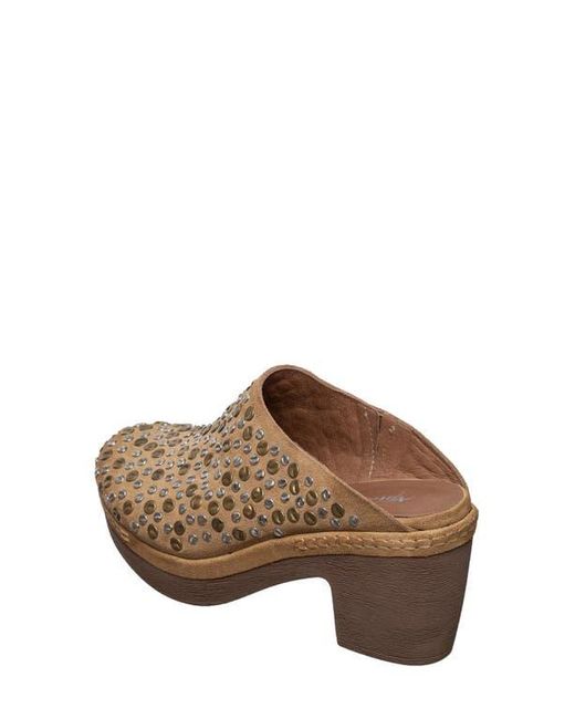 Antelope Serena Stud Clog Mules in Brown | Lyst
