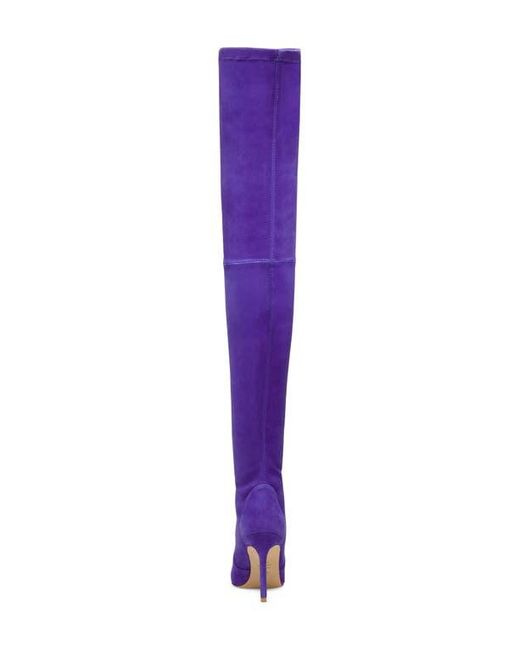 Stuart Weitzman Ultrastuart 100 Stretch Pointed Toe Over The Knee Boot ...