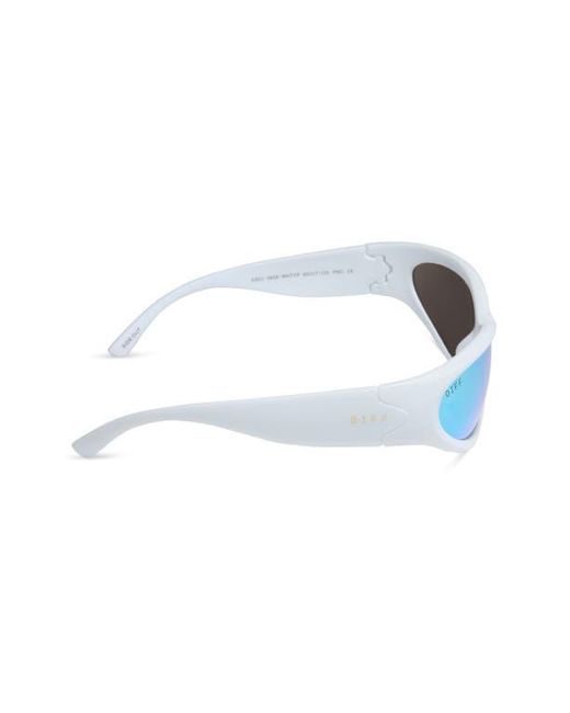 DIFF Side Out 49Mm Rectangular Sunglasses in Blue | Lyst