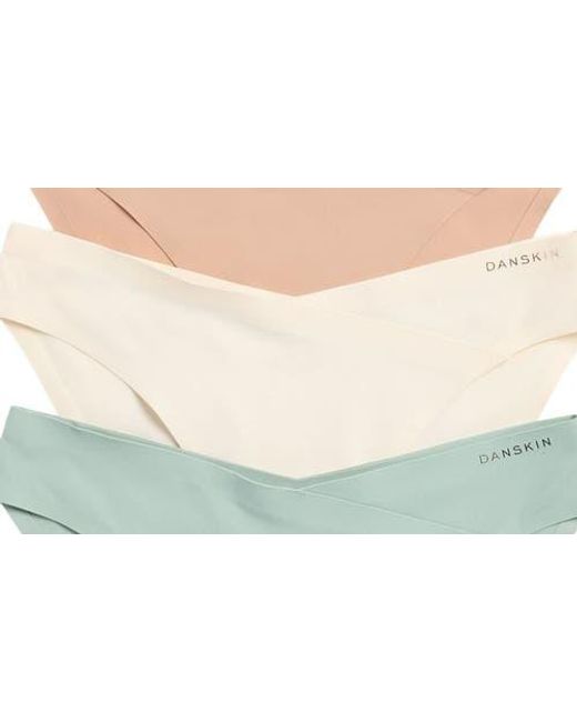 Danskin Assorted 5-Pack V-Front Bikini Briefs in Blue | Lyst