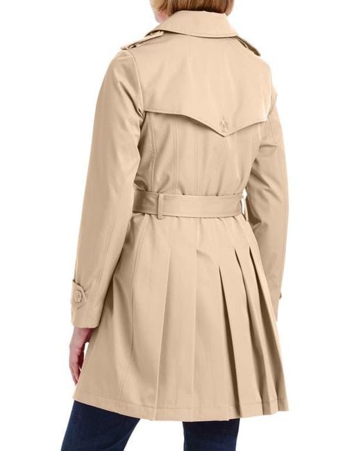 Kate Spade Water Resistant Double Breasted Belted Trench Coat in ...
