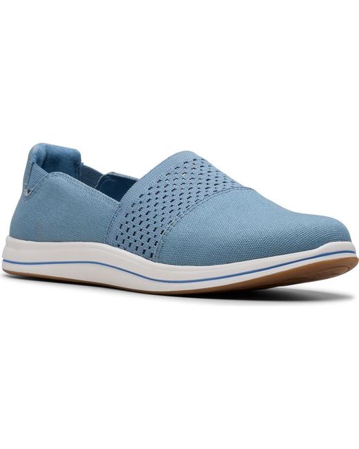 Clarks Breeze Vibe Slip-On Sneaker in Blue | Lyst