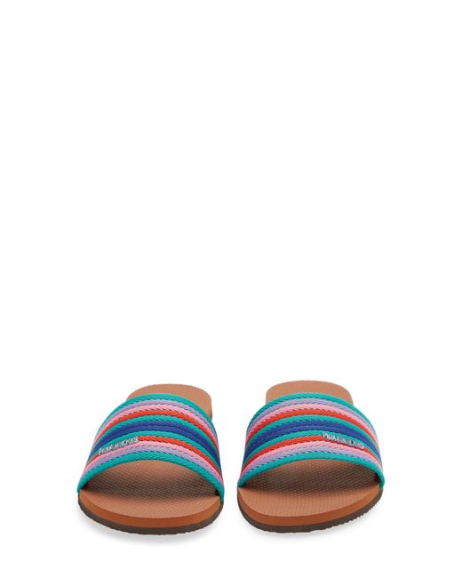 Havaianas You Malta Slide Sandal in Blue | Lyst Havaianas You Malta Slide Sandal in Blue | Lyst