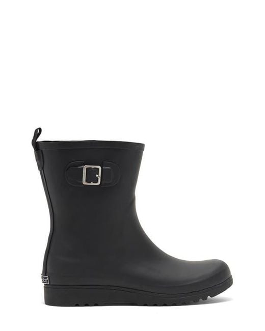 Chooka Atlas Buckle Lug Waterproof Rain Boot in Black | Lyst