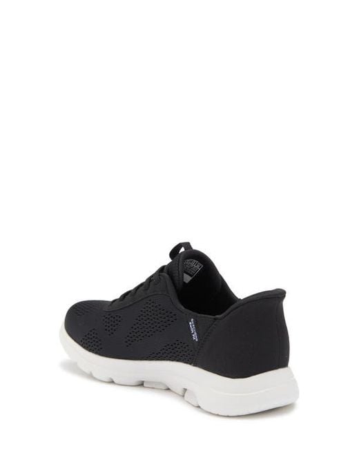 Skechers Swift-Fit Go Walk 5 Sneaker in Black | Lyst