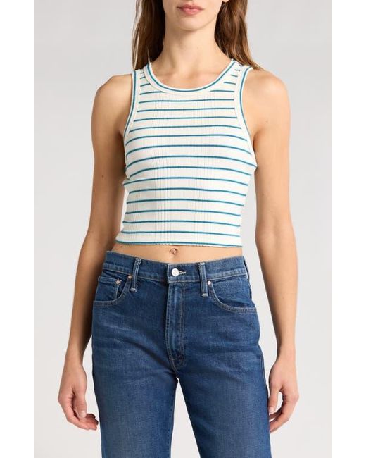 Mother The Chin Ups Chop Tank in Blue | Lyst