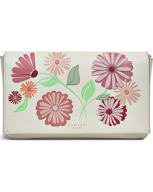 Radley Columbia Grove Floral Crossbody Bag in Pink | Lyst