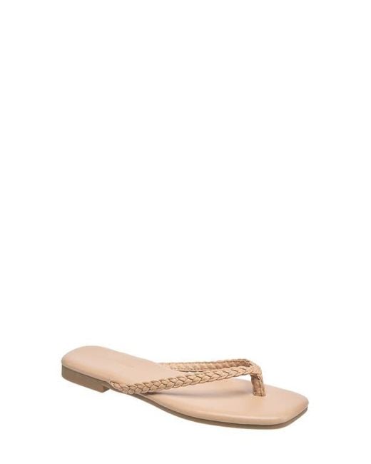 French Connection Louvre Flip Flop Sandal in Gray | Lyst