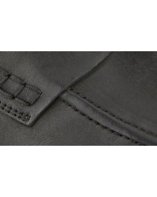Frye Melissa Lug Sole Penny Loafer in Black | Lyst