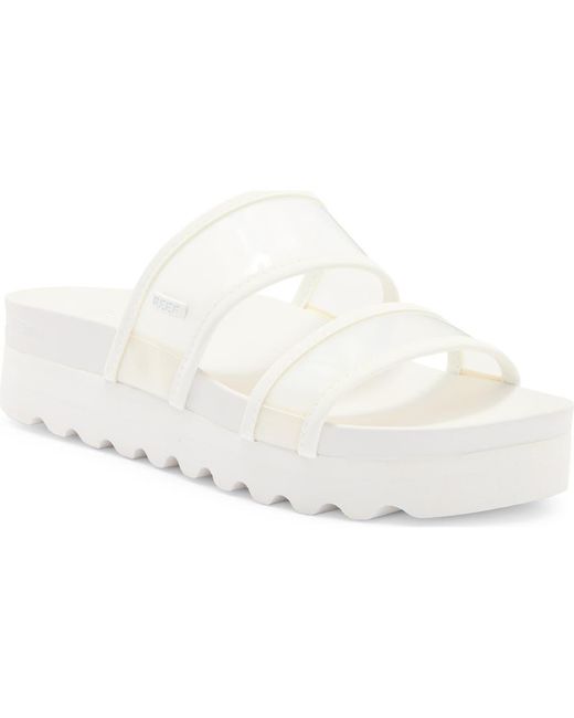 Reef Vista Hi-Energy Platform Slide Sandal in White | Lyst
