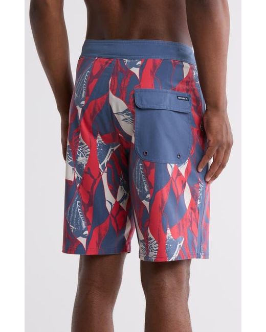 Rip Curl Mirage Rod Lord Swim Trunks in Red for Men | Lyst
