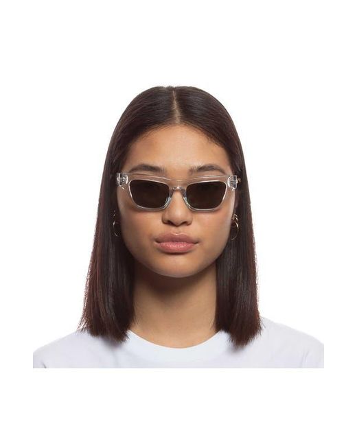 Le Specs Hankering 50Mm Rectangular Sunglasses in Gray | Lyst