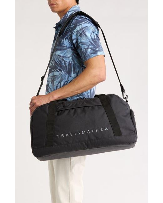 Travis Mathew Ocean Walk Duffle Bag in Black for Men | Lyst