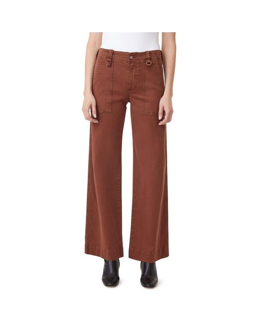 Habitual Utility Wide Leg Jeans in Red | Lyst