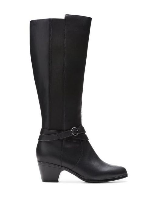 Clarks Emily2 Dream Knee High Boot in Black | Lyst