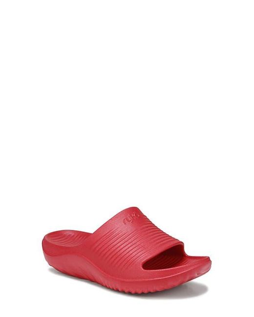 Ryka Echo Recovery Slide Sandal in Red | Lyst