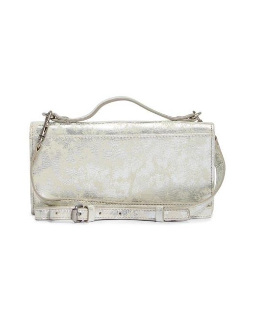 Lucky Brand Kaur Leather Crossbody Wallet in White | Lyst